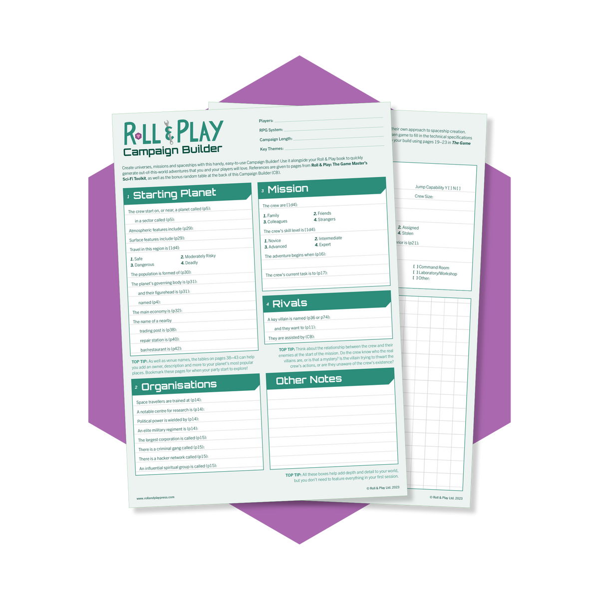 Sci-Fi Campaign Builder