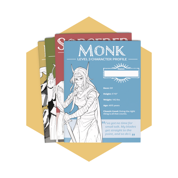 One-Shot Wonders: Pre-Generated Characters