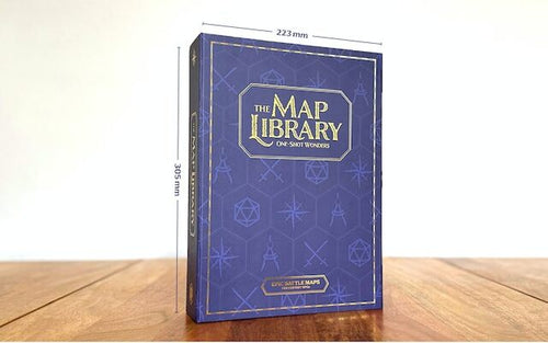 The Map Library - 100 Dry-Erase DnD Maps